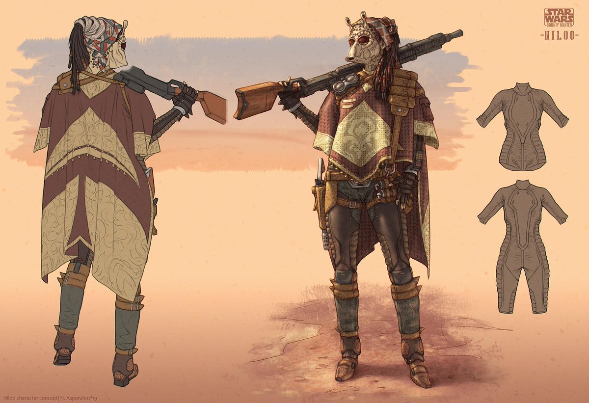Star Wars Bounty Hunter Concept Art