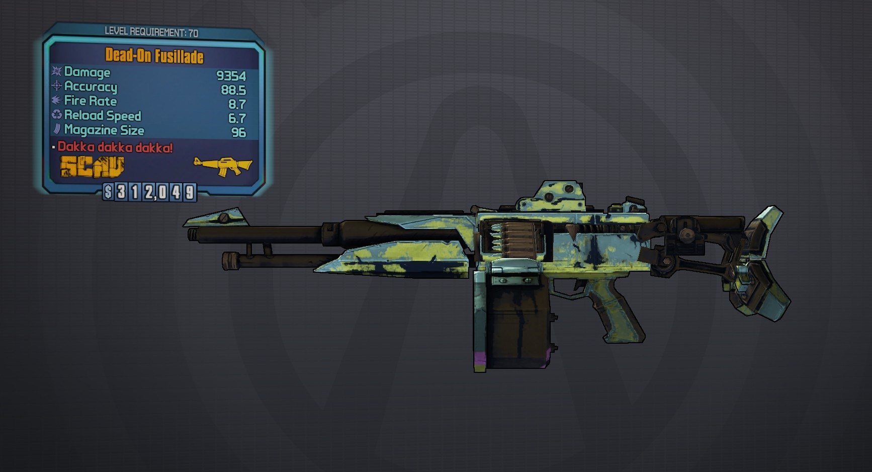 Guns Borderlands 2 Orange