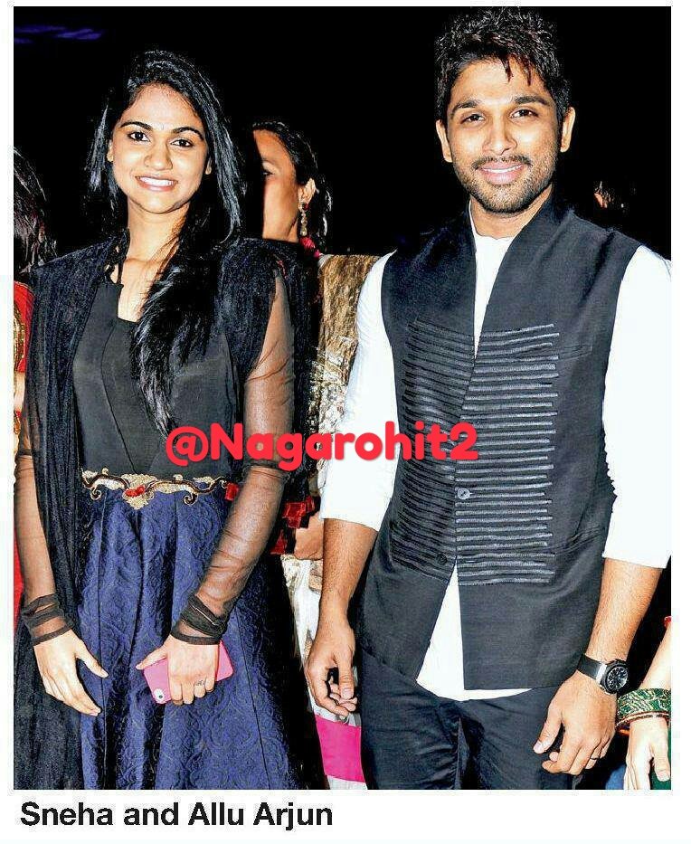 Allu Arjun Sneha Reddy Unseen Photos