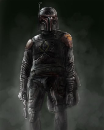 Red Mandalorian Armor