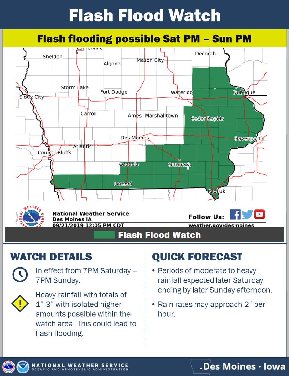 Flash Flood Watches remain in effect for portions of southern and ...