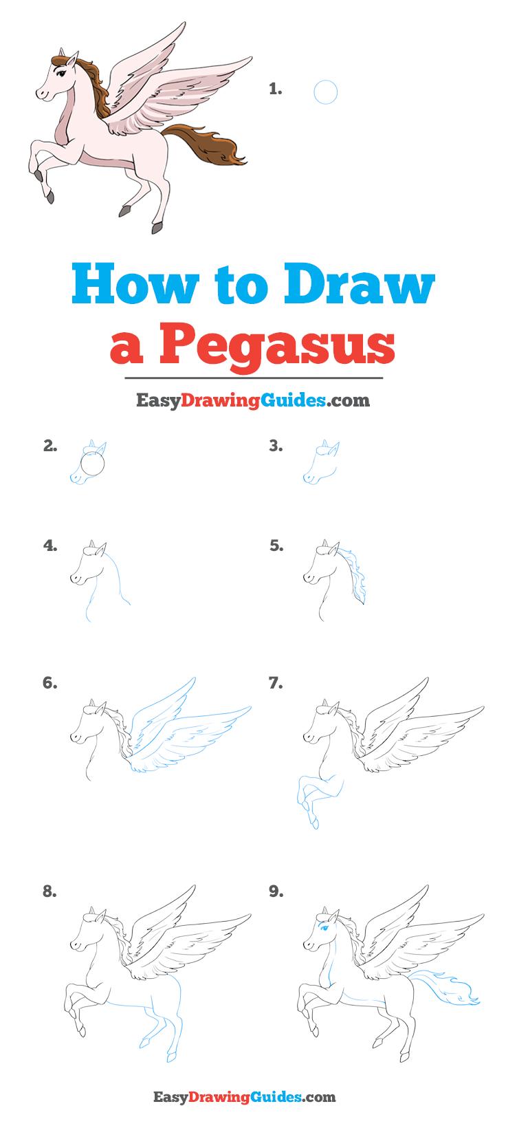 How To Draw A Pegasus