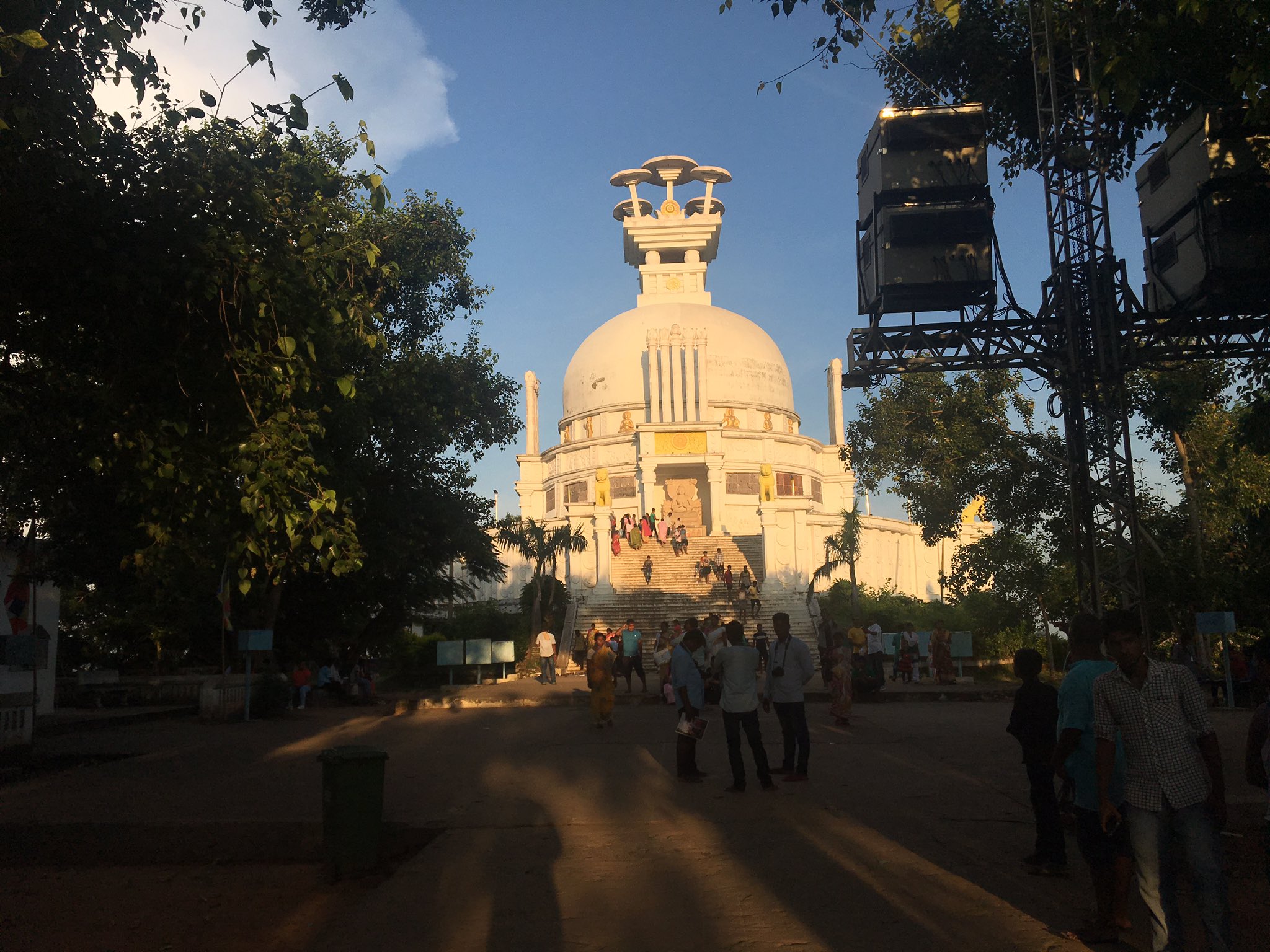 Vivek Ranjan Agnihotri on Twitter: "Dhauli Shanti Stupa is built on Ashwathama hill. This is ...