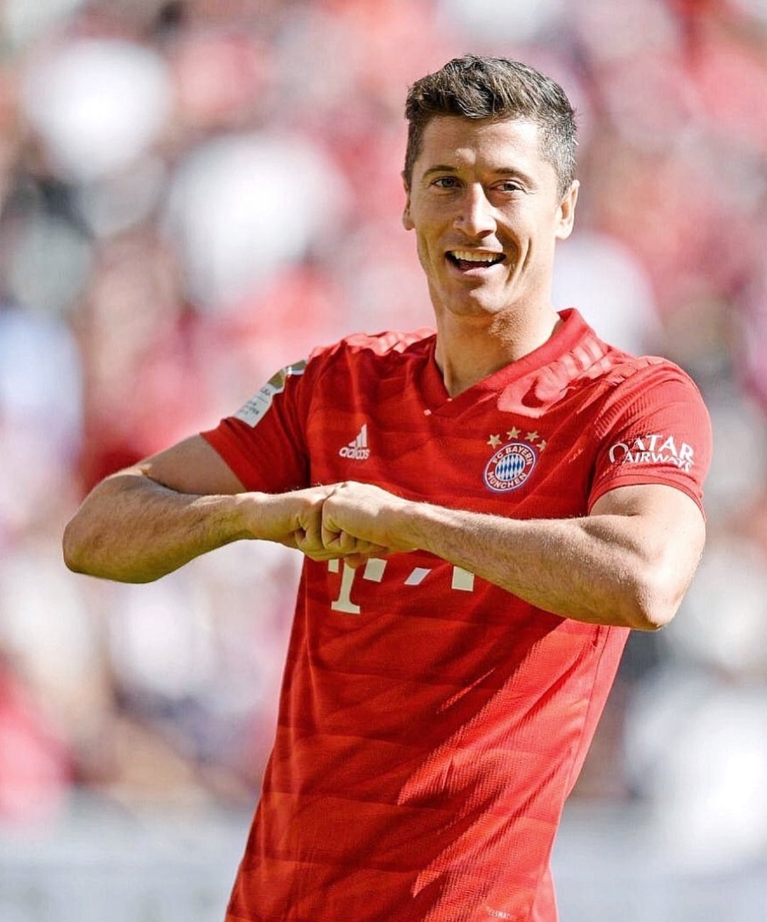 Robert Lewandowski Goal Celebration