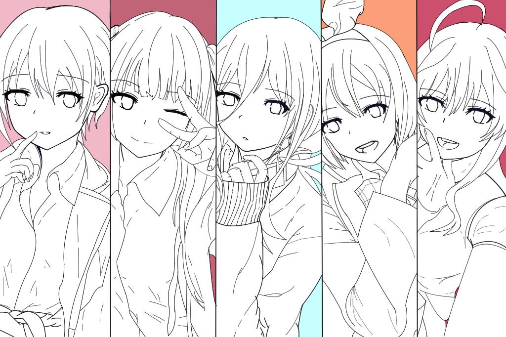 Colorless Anime Girl