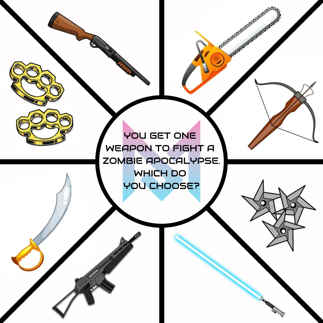 Zombie Apocalypse Choose Your Weapons