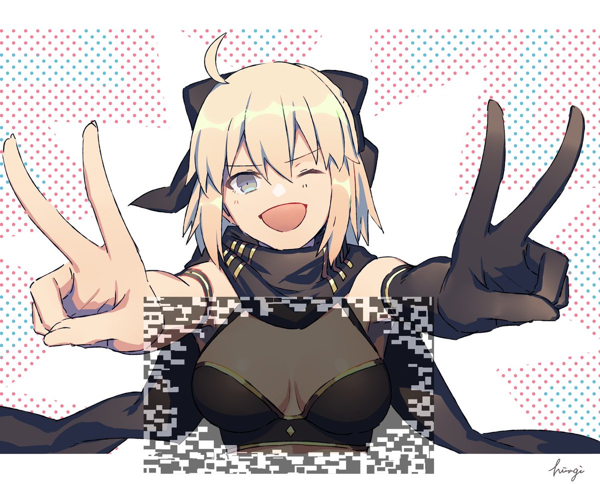 宮本武蔵(Fate) ,宮本武蔵(水着) ,null 「流行りの乳揺れ4選 」|柊祈のイラスト