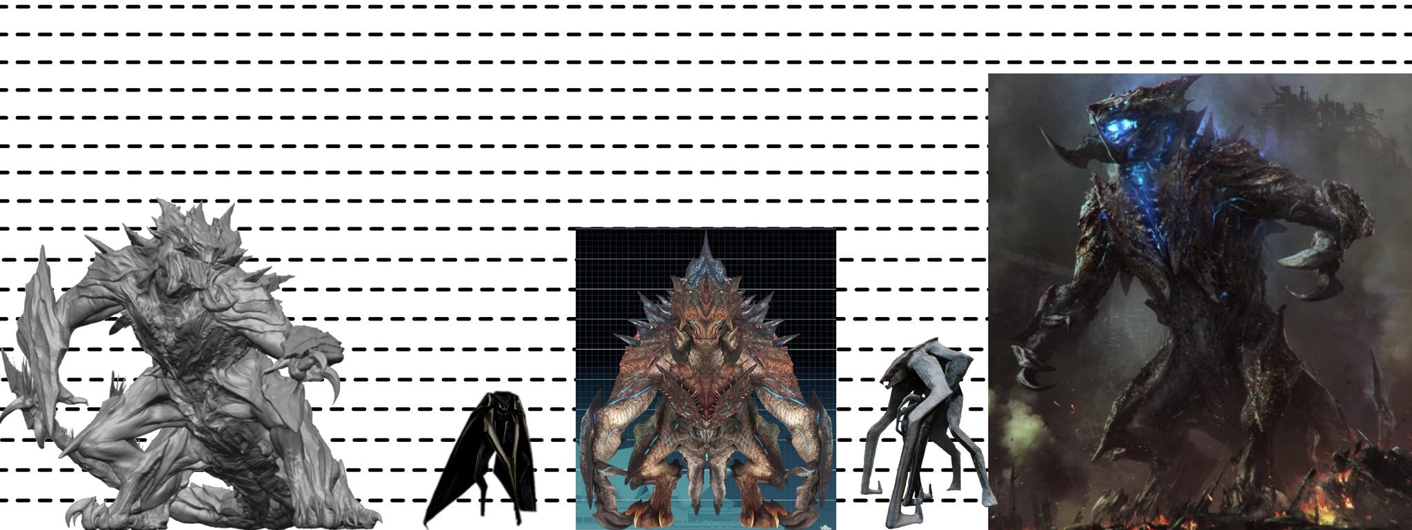 Kaiju Size Chart Pacific Rim Jaegers And Kaiju Get Bigger And Better