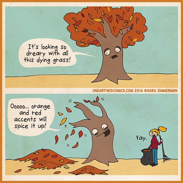 Funny Fall Season Cartoons