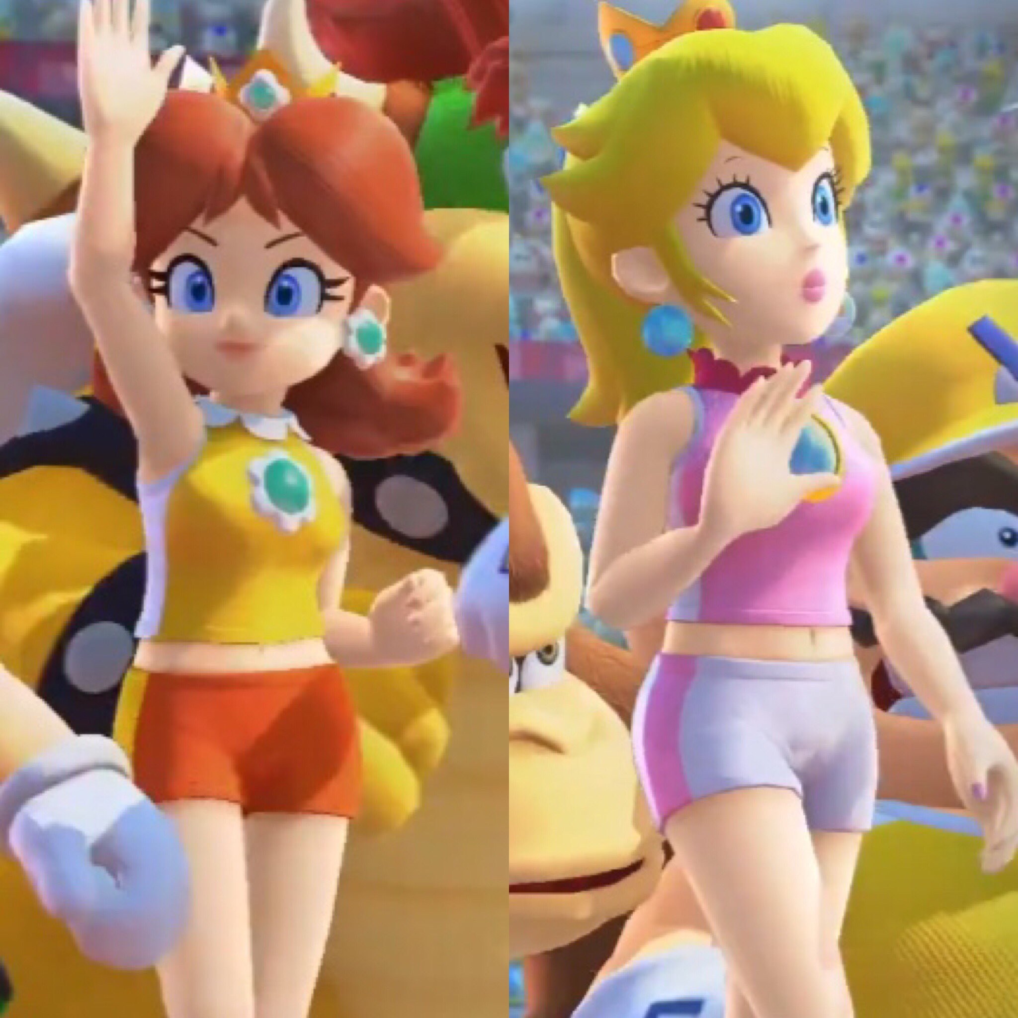 Princess Peach Sports Outfit
