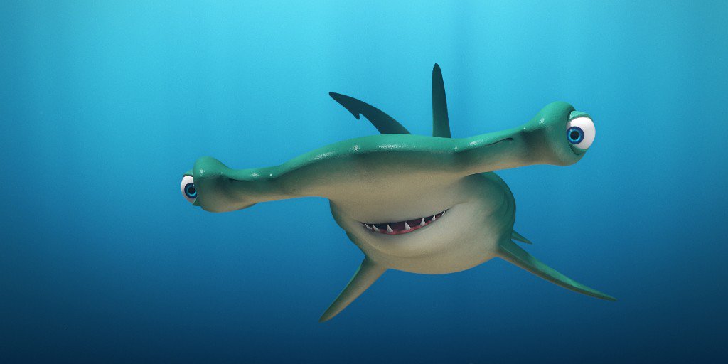 Hammerhead Shark Finding Nemo