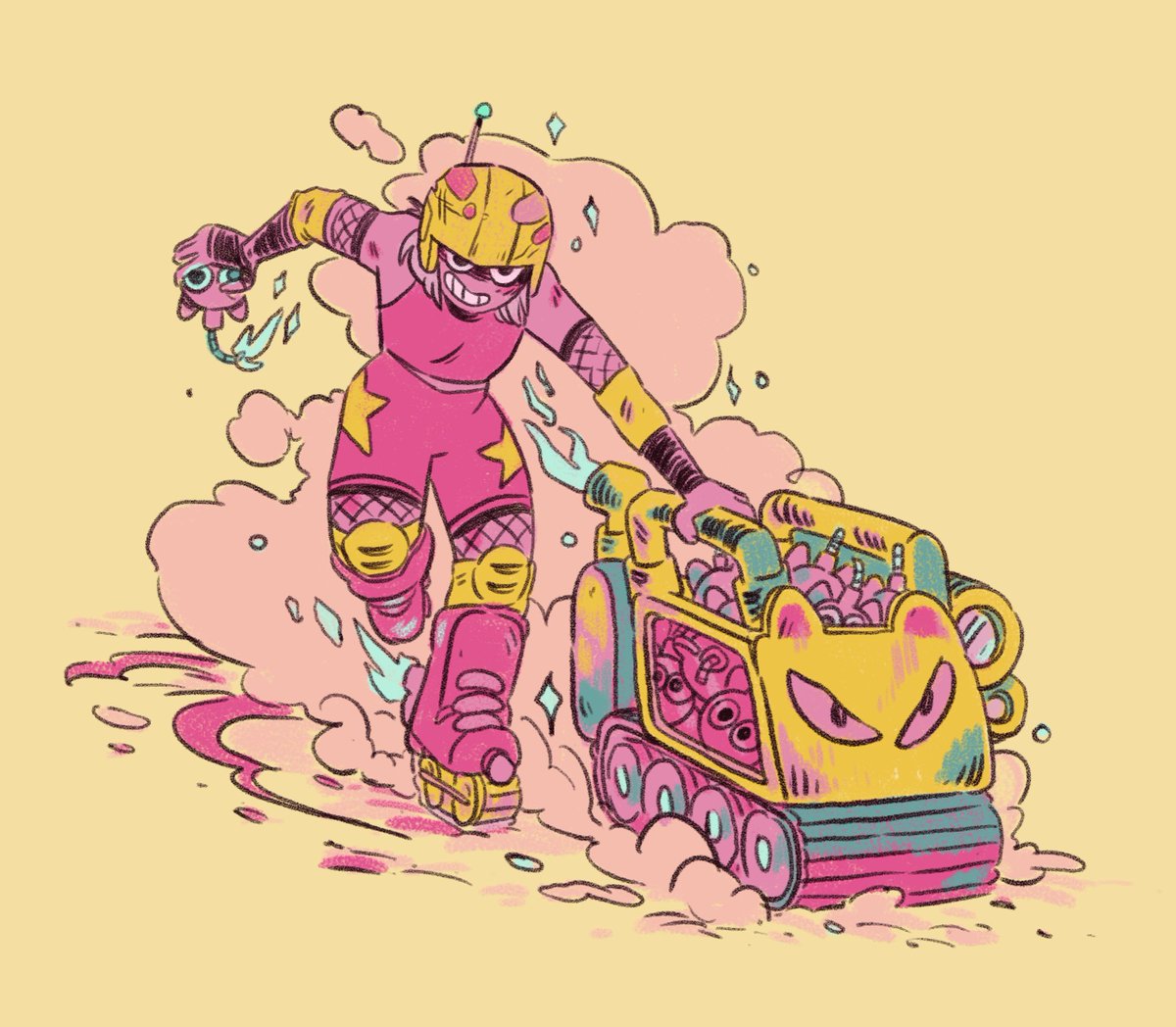 「the cat bombs are full of other, smaller」|𝖖𝖚𝖎𝖓𝖓𝖊 𝖑𝖆𝖗𝖘𝖊𝖓のイラスト