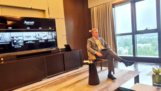 NOW: Craig Smith, President & Managing Director of Marriott $MAR Int'l ...