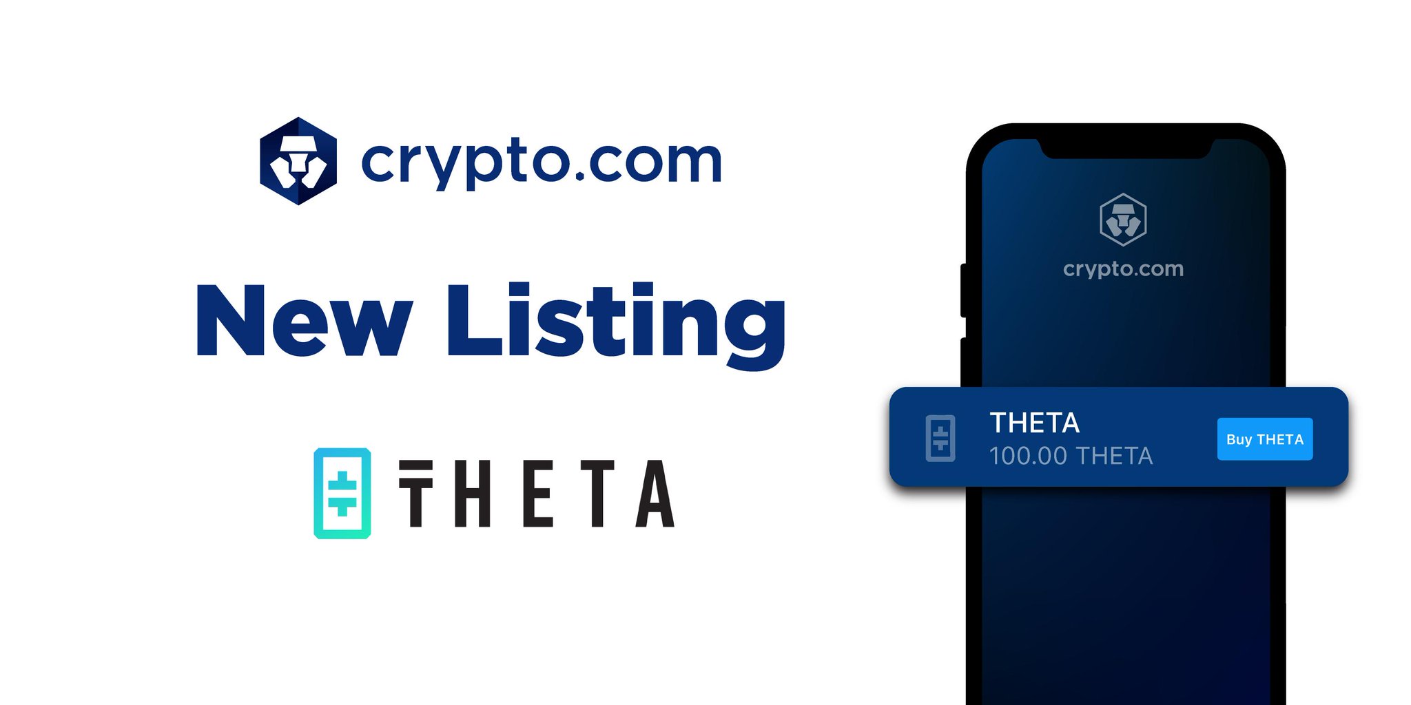 Crypto.com on Twitter: "$THETA is now listed on the https://t.co/vCNztABJoG App. Buy and sell ...