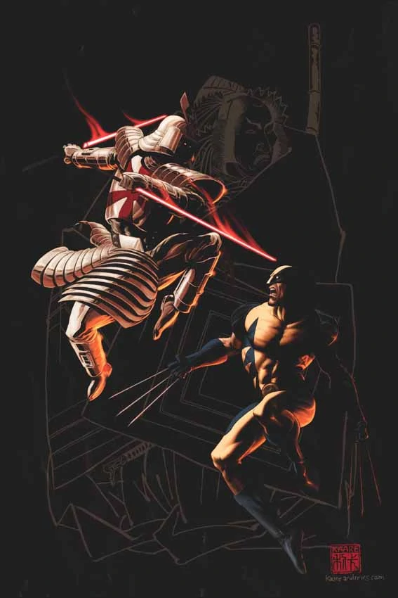 Silver Samurai Concept Art