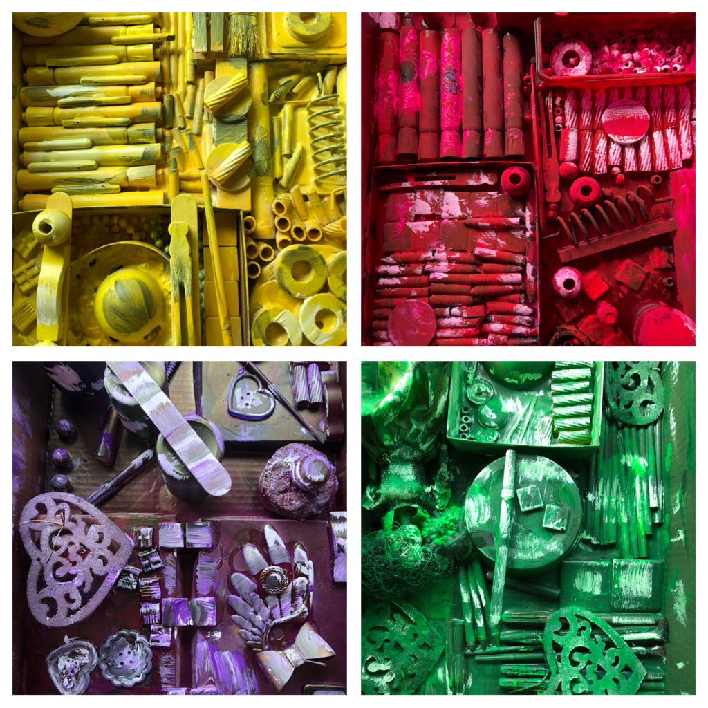 Louise Nevelson Assemblage