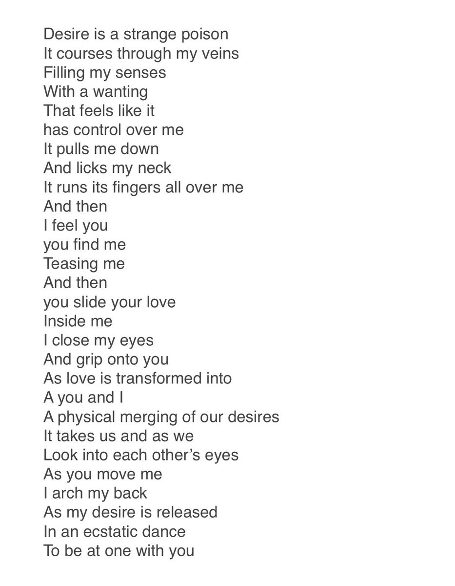 Love Poems About Desire
