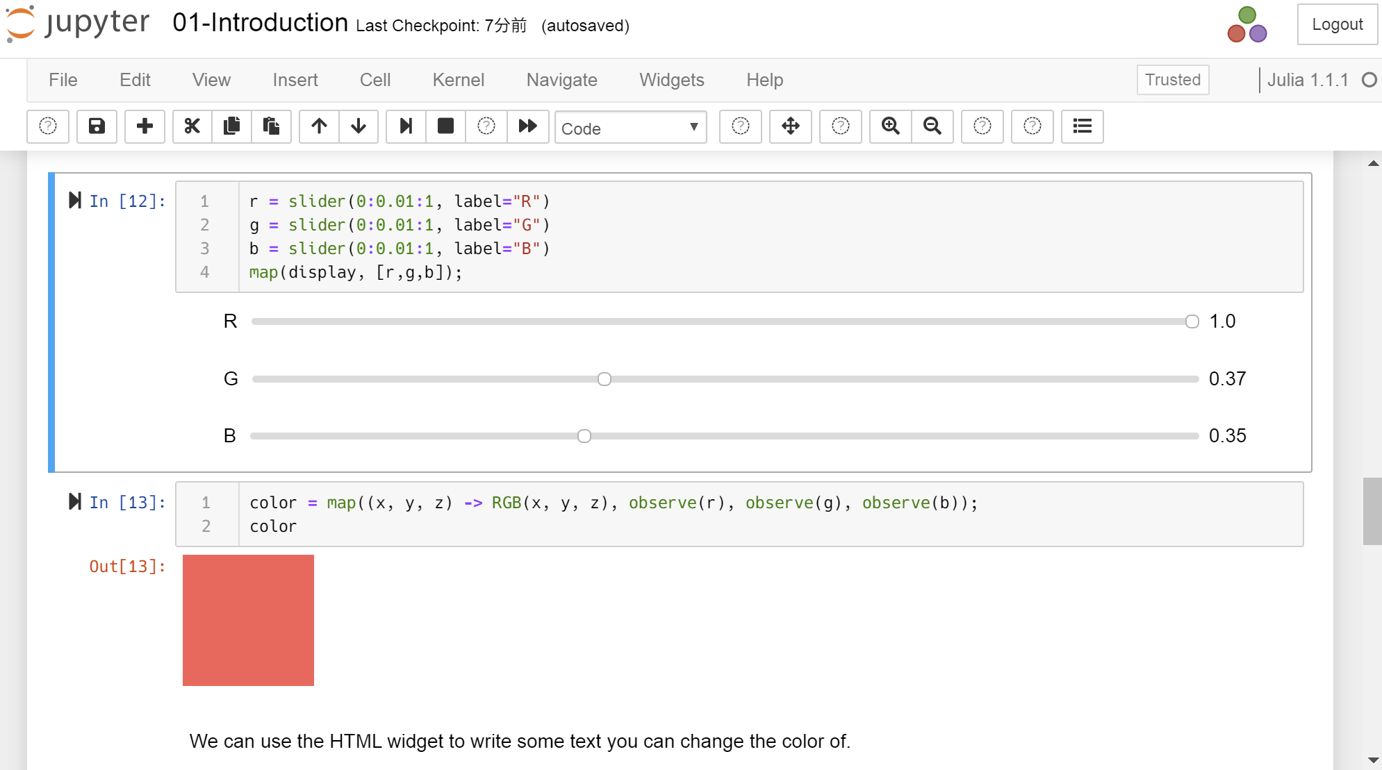 黒木玄 Gen Kuroki on Twitter: "#Julia言語 #Jupyter using Plots plotlyjs() もJupyter notebookで動いています。その ...