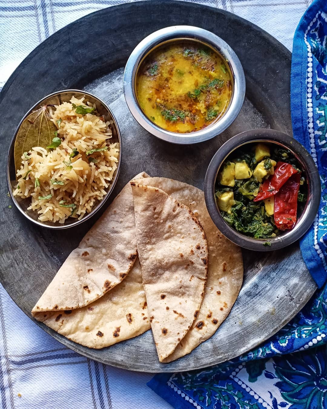 Roti Sabji Thali