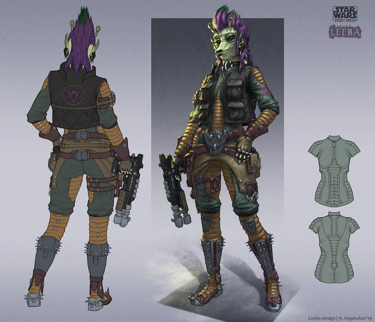 Star Wars Bounty Hunter Concept Art