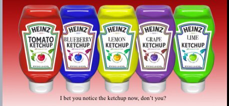 Heinz Ketchup Flavors Colors