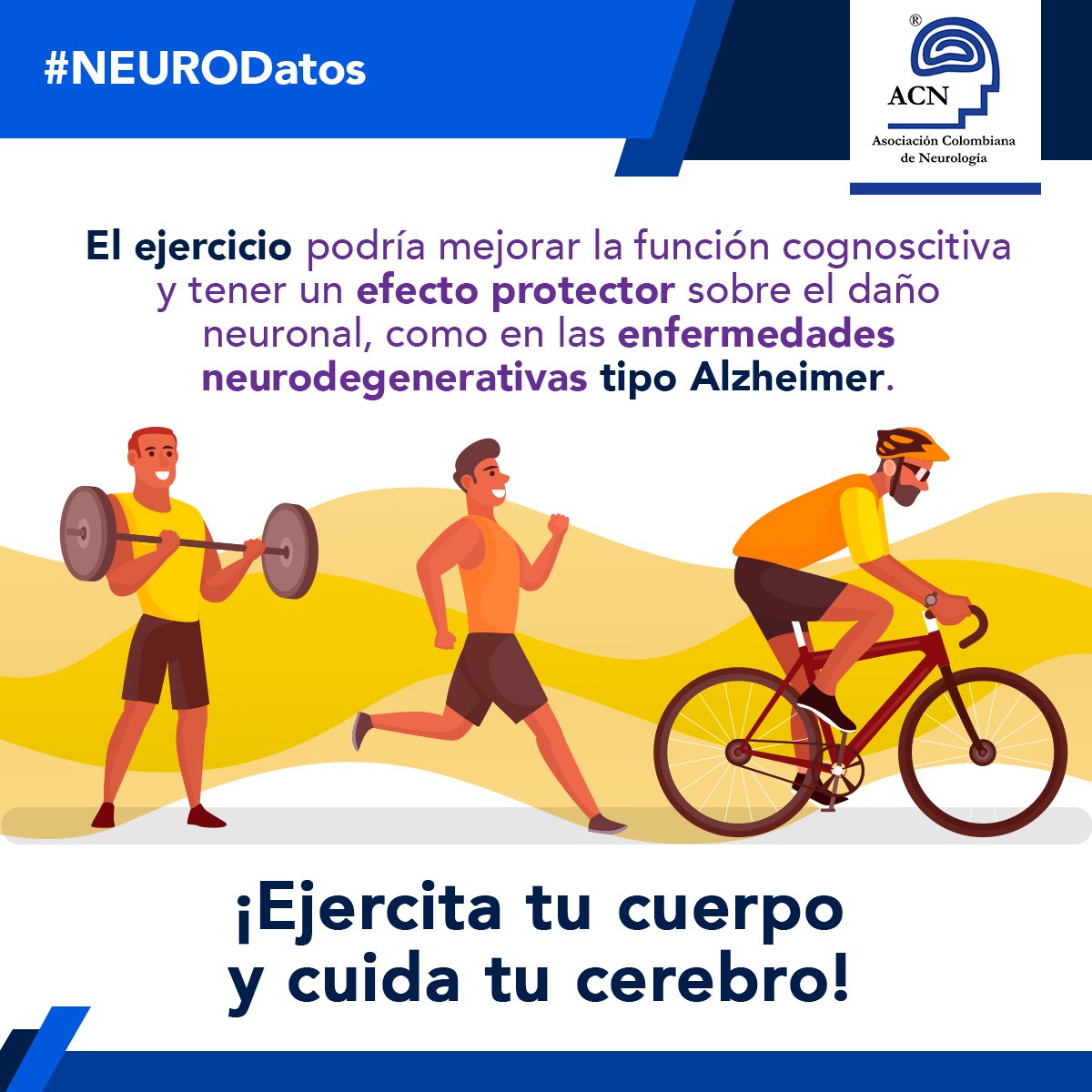 Asociación Colombiana De Neurología On Twitter El Ejercicio Promueve
