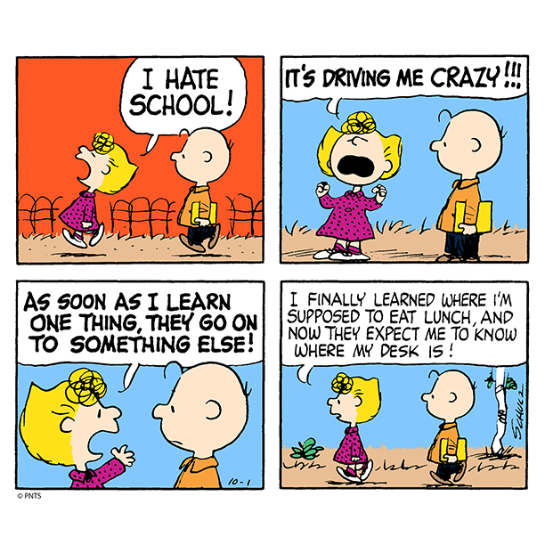 Scoil Comic Peanuts