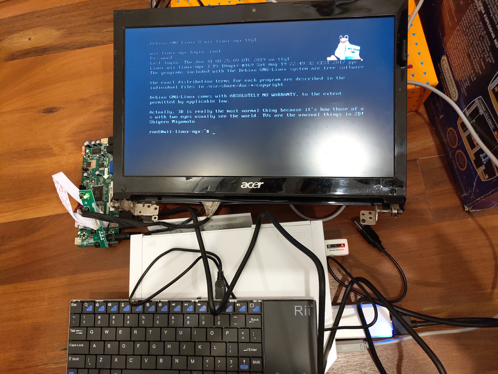 emu_kidid on Twitter: "When you put all the excess things together to run Wii Linux (coincidence ...