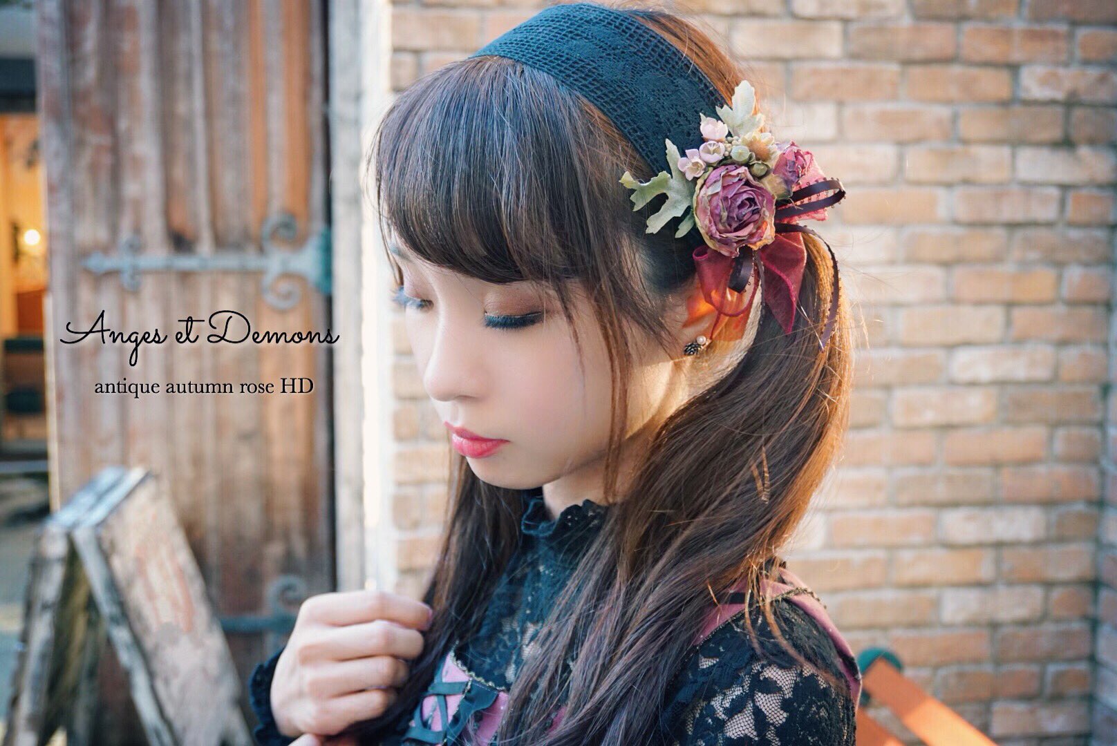 Anges et Demons 🎃 on Twitter: "🌟9/28 #ゴスロリマーケット 作品紹介②🌟 『アンティークオータムローズヘッドドレス』 絶妙な色使いと花弁の繊細さに感動する ...