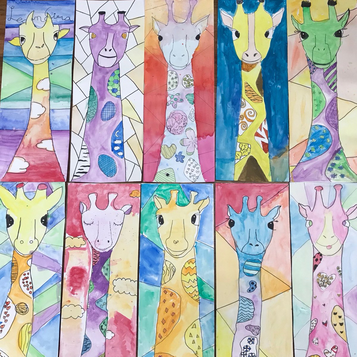 Giraffe Art For Kids