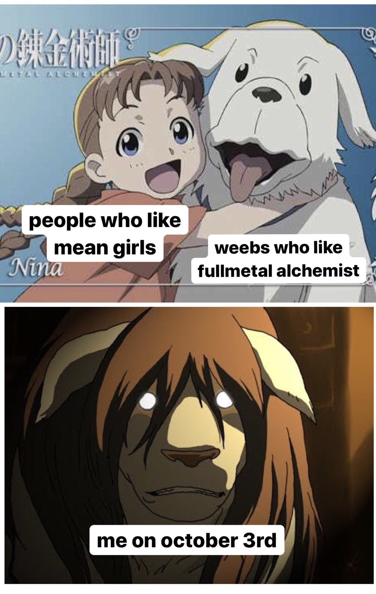Fullmetal Alchemist Nina Memes