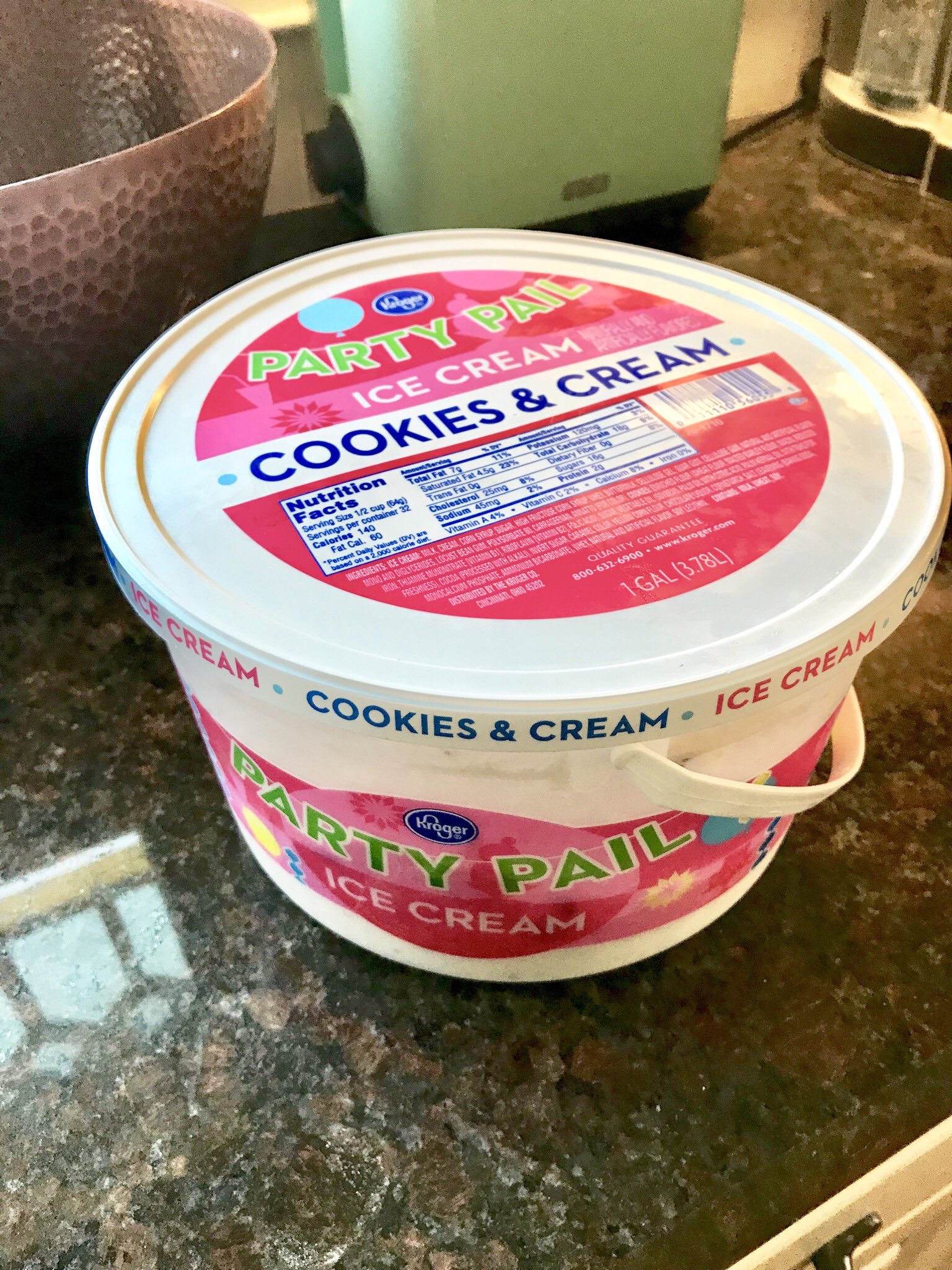 Kroger Partypail Ice Cream