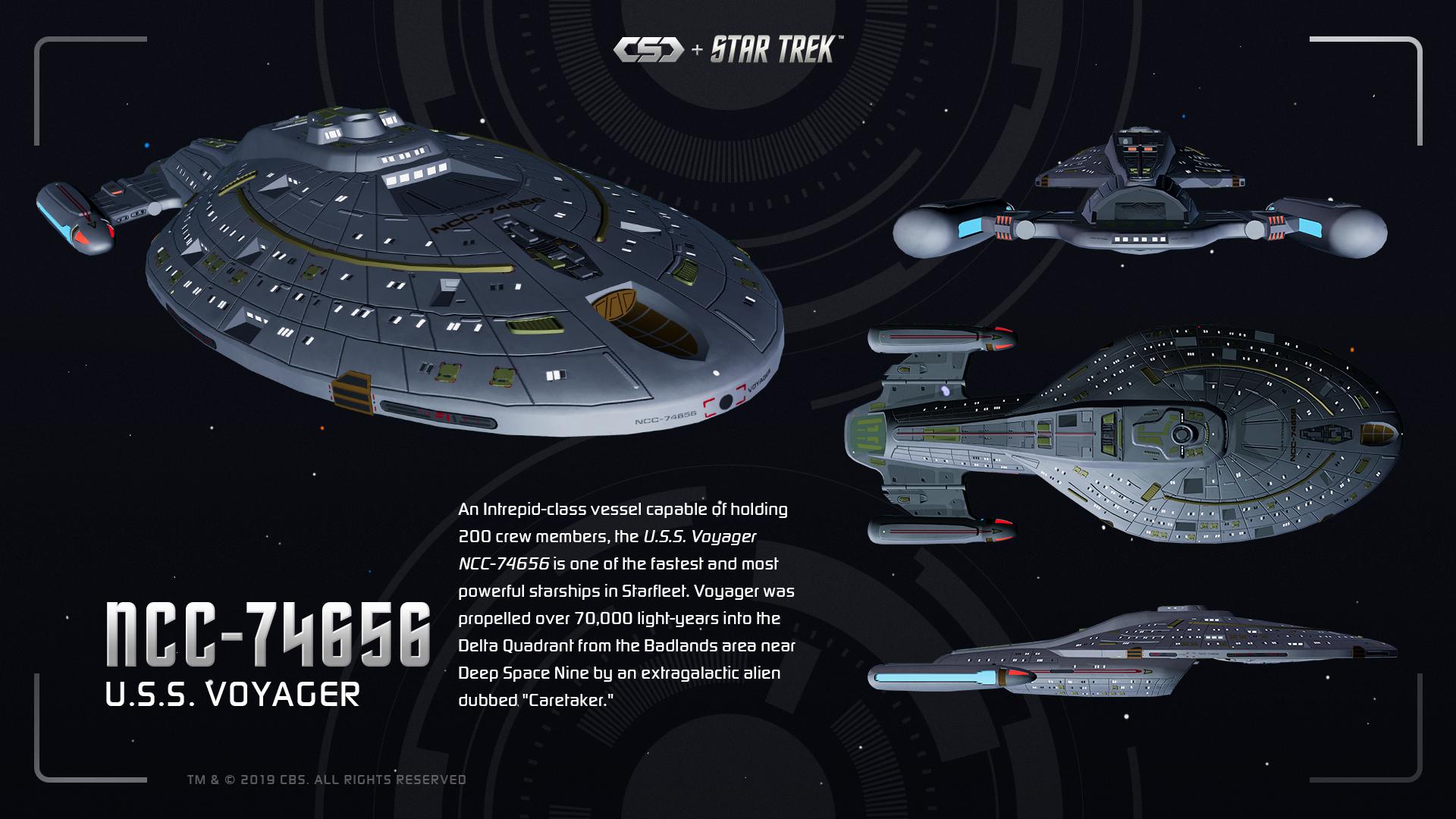 Star Trek Voyager Ship