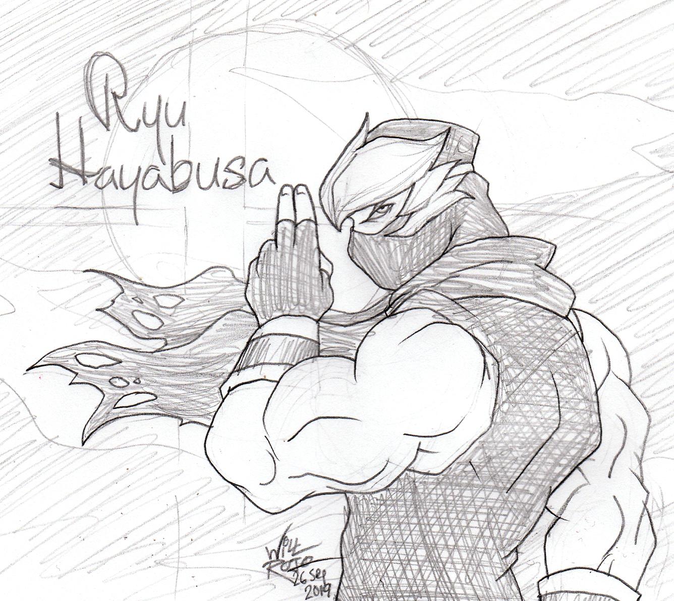 Ninja Gaiden Ryu Drawing