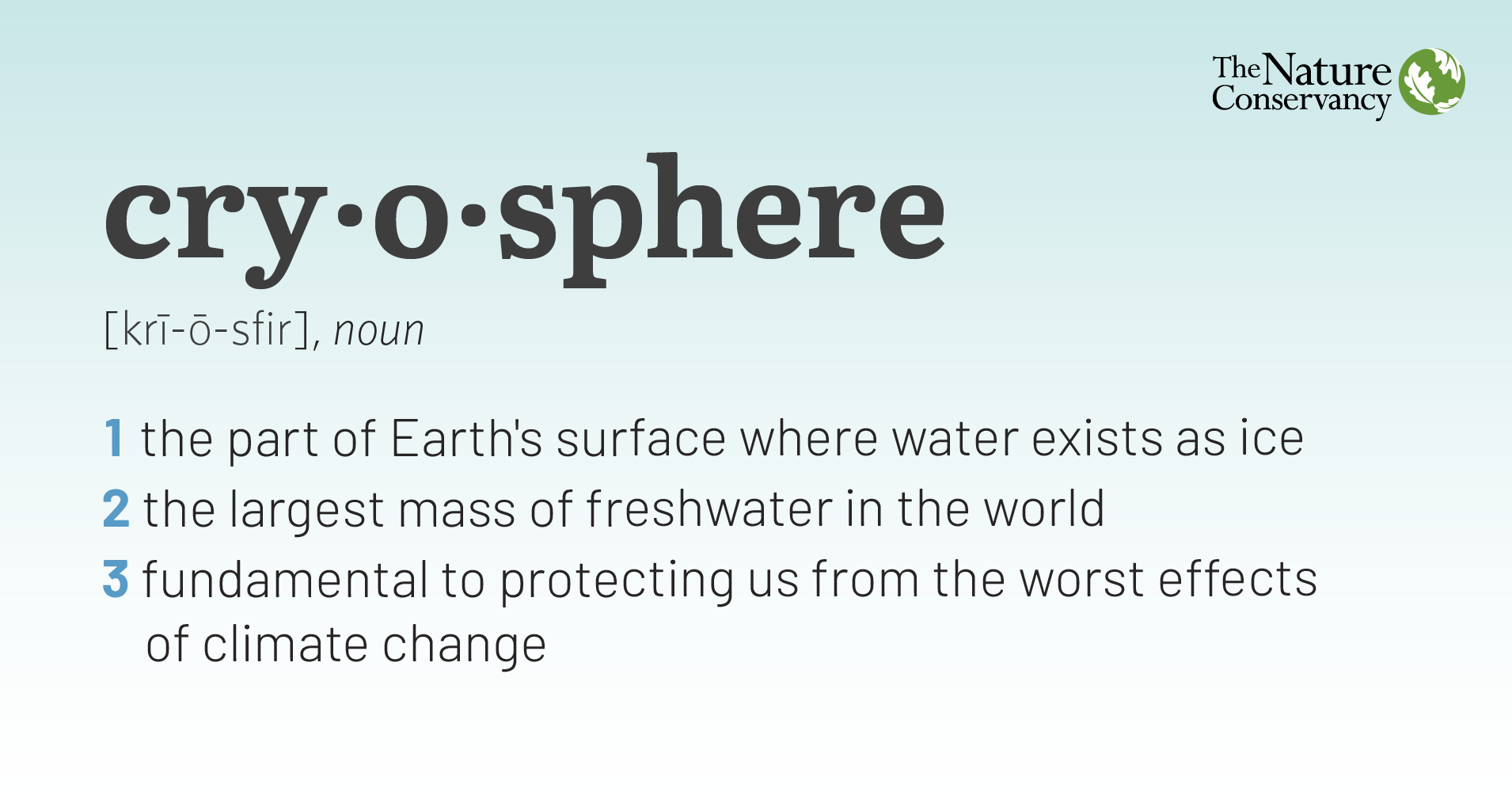 Cryosphere Definition