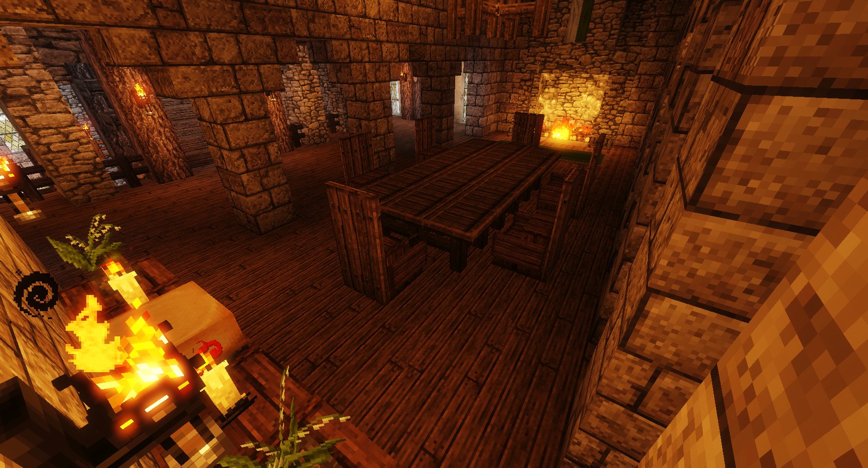 Minecraft Dining Hall