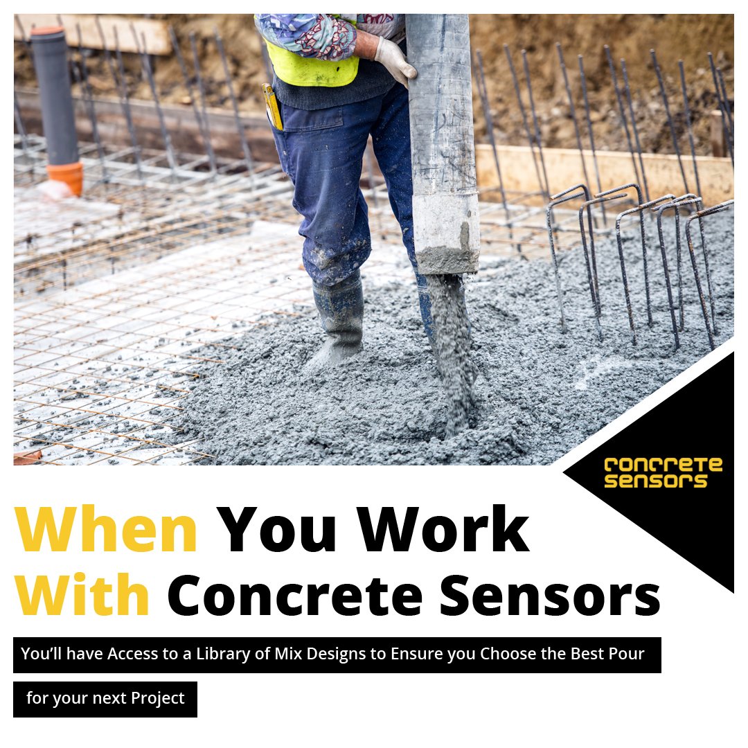 Concrete strength, temperature, relative humidity monitoring