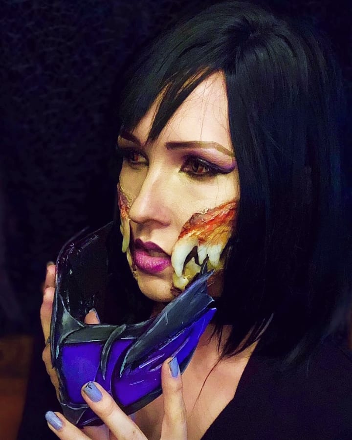 Mileena Face Makeup