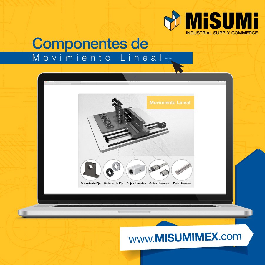 MISUMI México on Twitter: "💥 Aprovecha los productos especializados en #movimiento #lineal ...