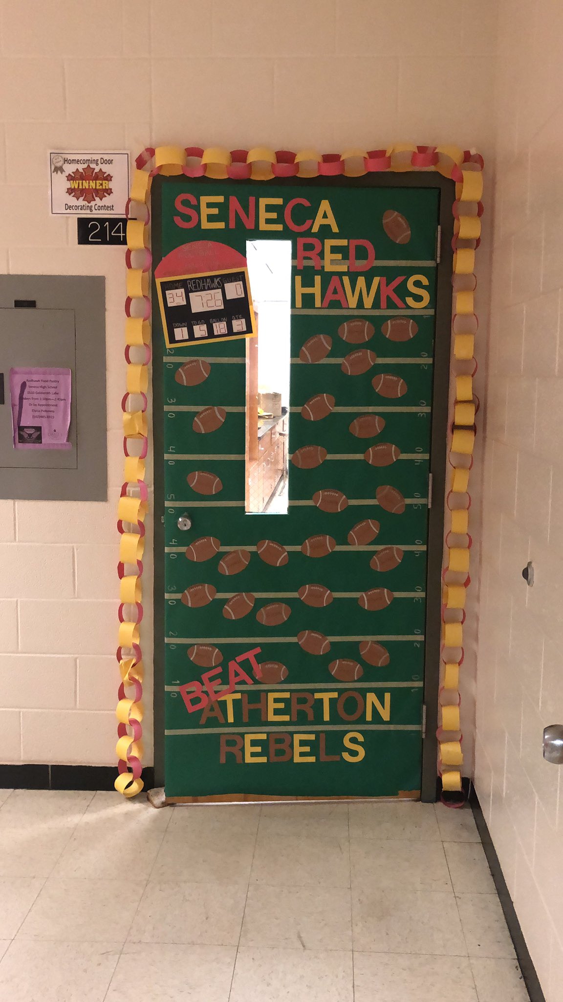 Football Theme For Classroom Door Decorations
