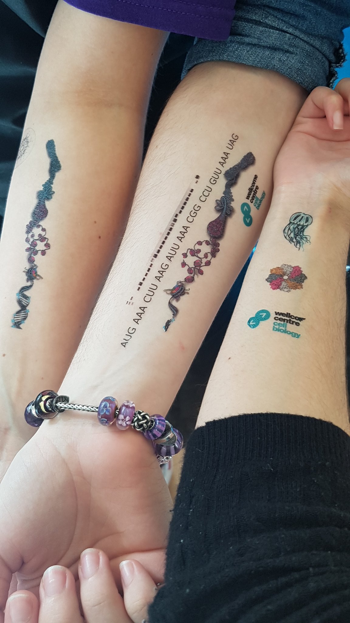 Cell Biology Tattoos Where Does Tattoo Ink Go In Your Body? There's