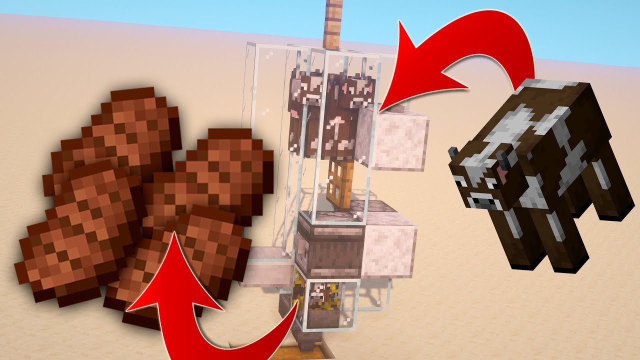 Minecraft Cattle Farm