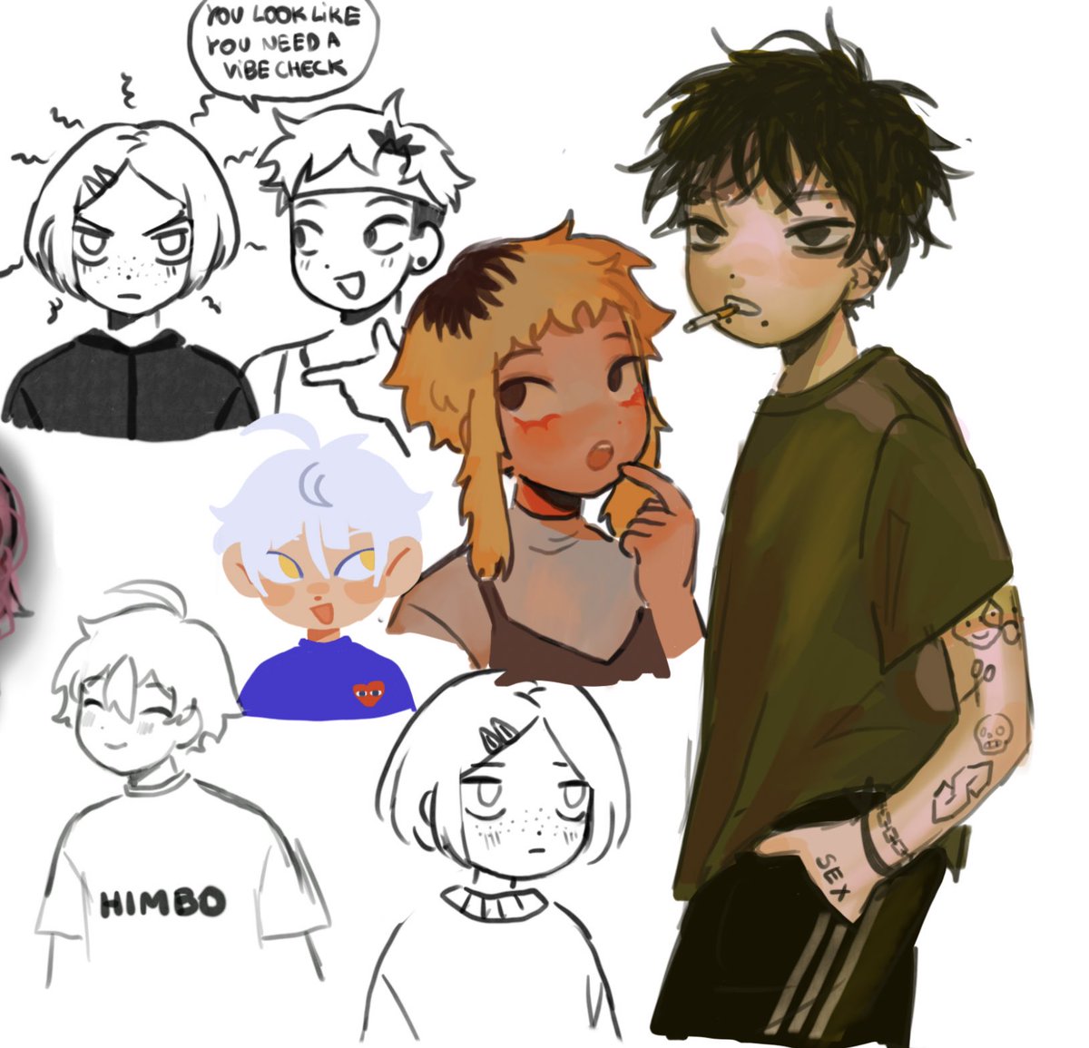 「some oc scribs 」CASEY 🫀HIATUS 🍉の漫画