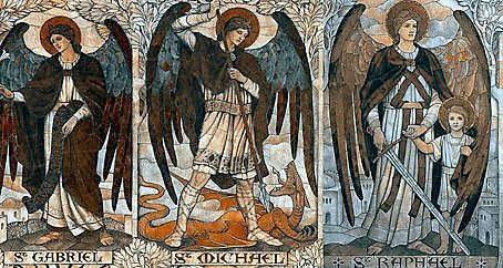 Archangels Michael Gabriel And Raphael