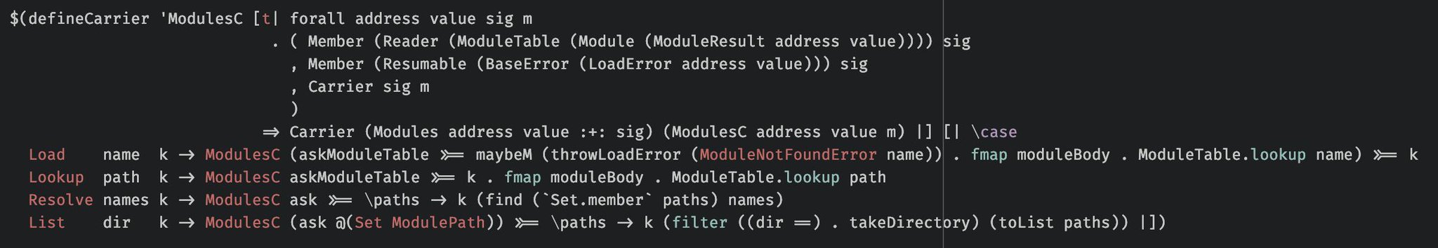 Alexis King on Twitter: "“Alexis King: never met a problem more metaprogramming couldn’t solve”…