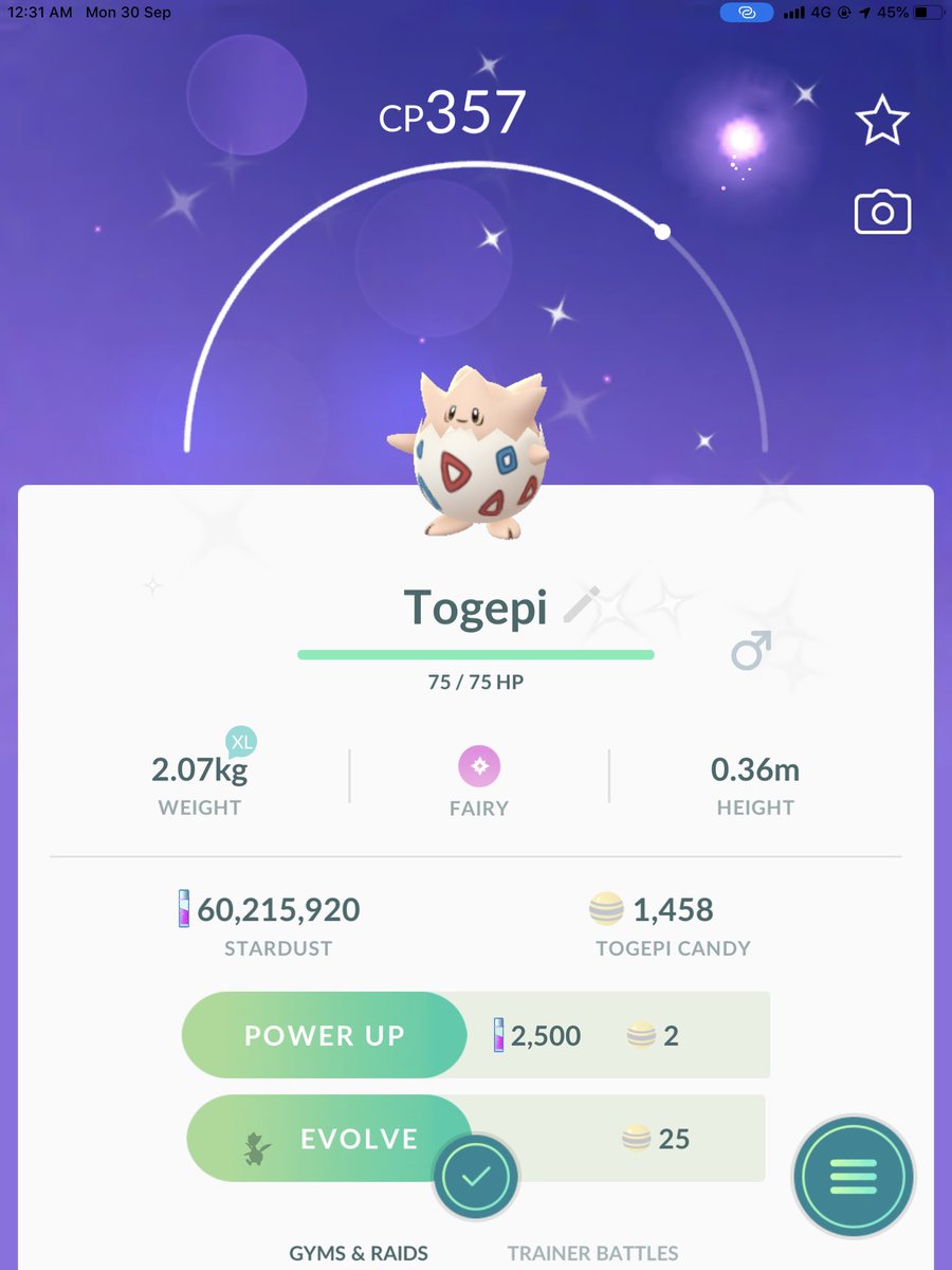 Shiny Togepi Pokemon X