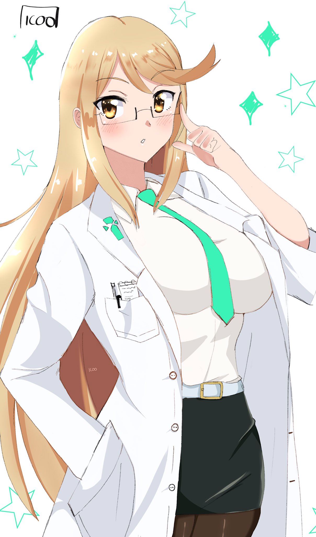 Anime Girl Lab Coat