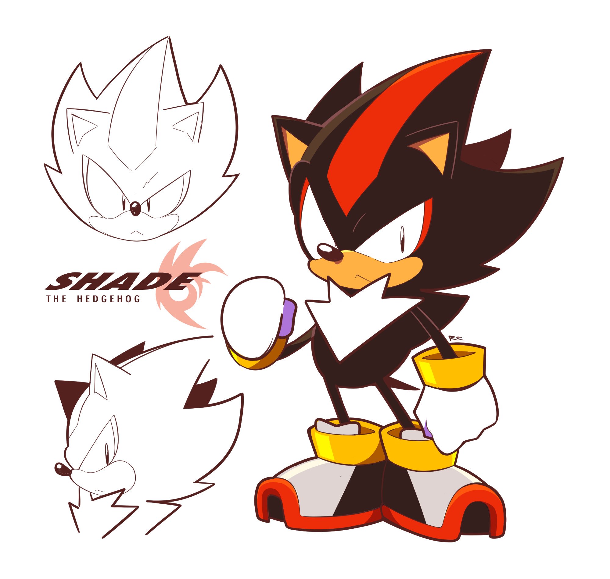 Classic Shadow The Hedgehog