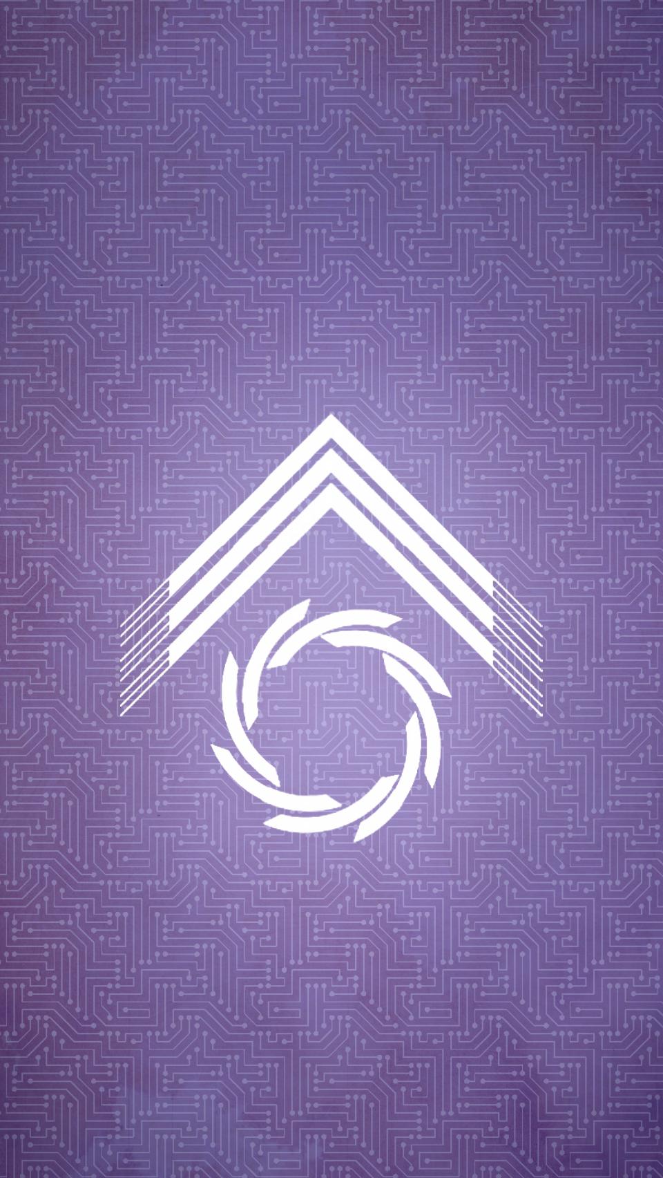 Destiny Warlock Emblem Purple