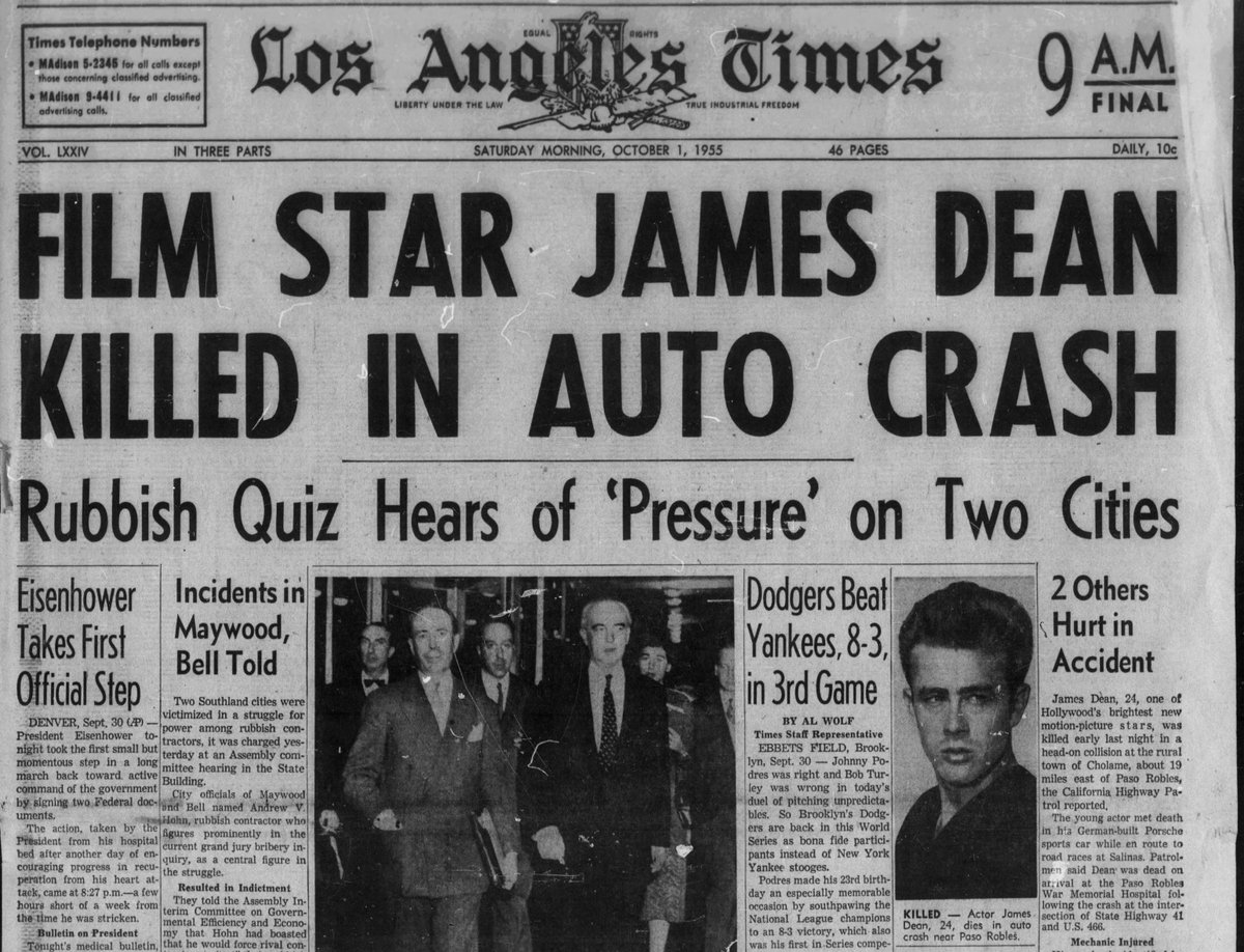 James Dean Death Photos
